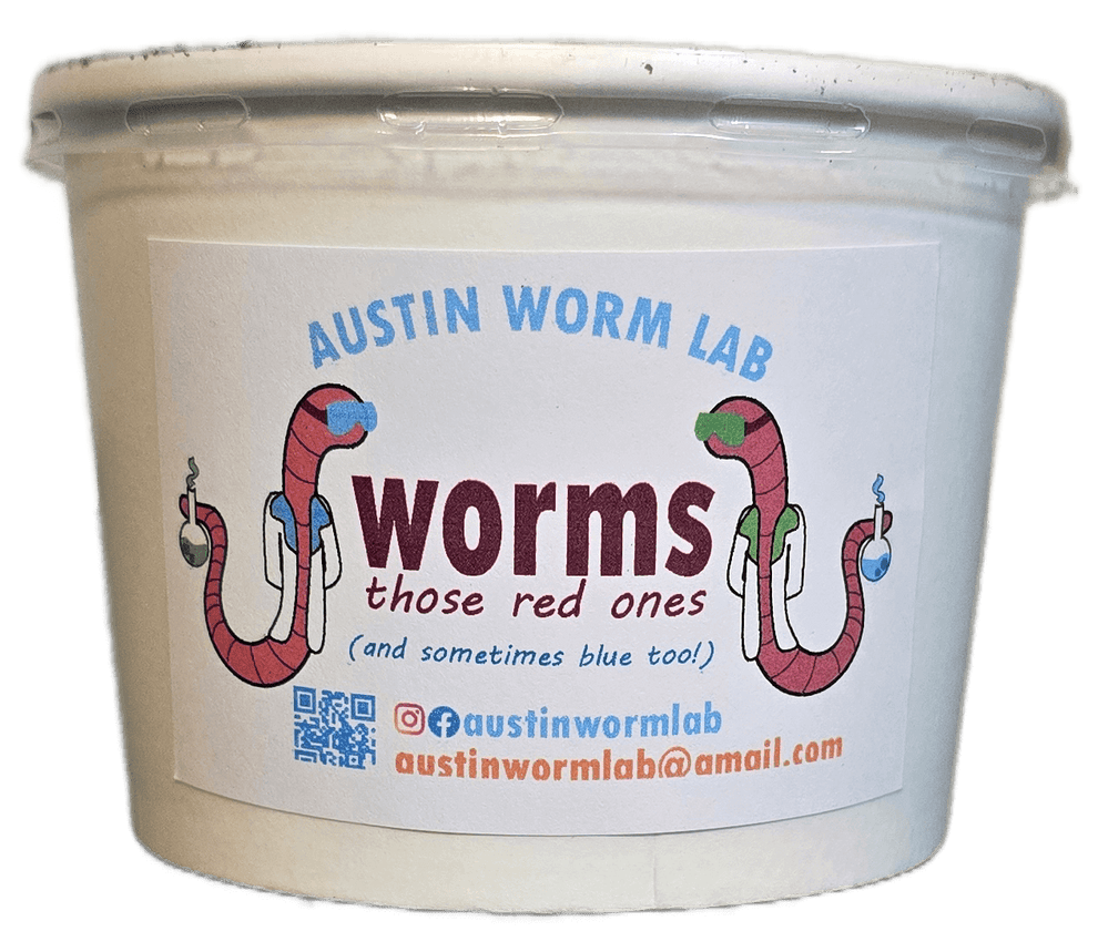 Composting Worms - FREE SHIPPING – Austin Worm Lab